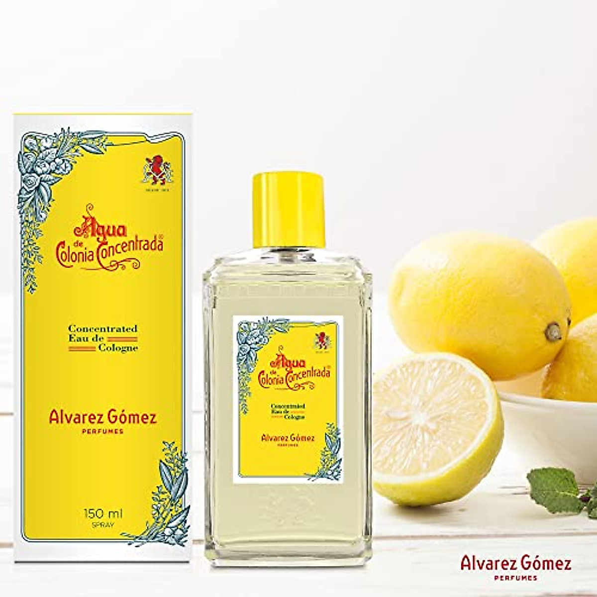 Alvarez Gomez Agua de Colonia Concentrated Eau de Cologne Spray, 5.0 Ounce