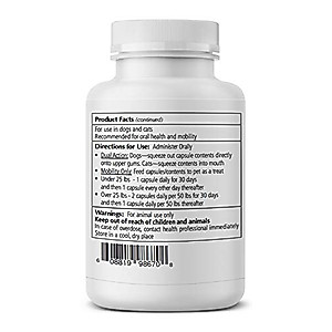WorksSoWell 1TDC Dual Action Natural Support – 120 Twist Off Soft Gels | Delivers 4 Health Benefits for Dogs & Cats | Supports Oral, Hip & Joint Health, Muscle & Stamina Recovery, Skin & Coat Health