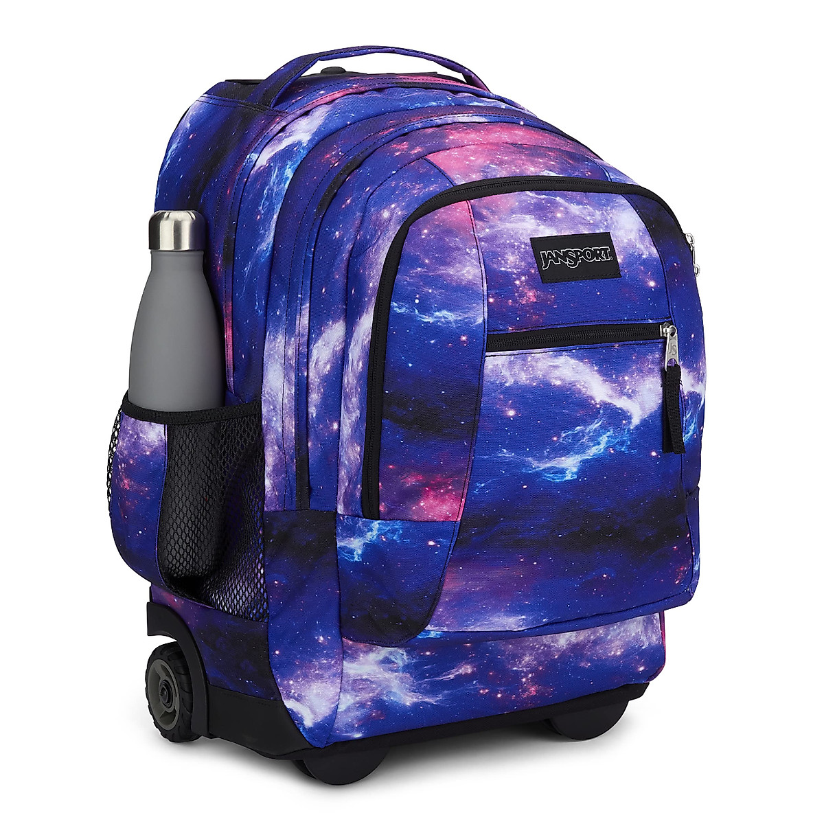 JanSport Driver 8 Rolling Backpack - Wheeled Travel Bag with 15-Inch Laptop Sleeve, One Size, Space Dust