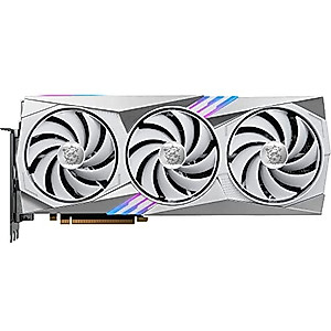 MSI Gaming GeForce RTX 4070 Ti 12GB GDRR6X 192-Bit HDMI/DP Nvlink Tri-Frozr 3 Ada Lovelace Architecture Graphics Card (RTX 4070 Ti Gaming X Trio White 12G)
