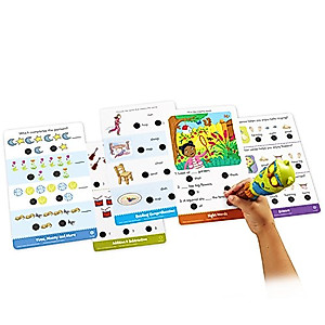 Educational Insights Hot Dot Jr. Succeeding in School Set with Highlights, Homeschool & School Readiness, 160 Multi-Subject Lessons, Interactive Pen Included, Ages 5+