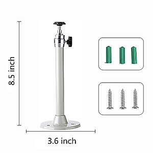 LANTWOO 8.3inch Length Mini Projector Wall Ceiling Mount Hanger, Aluminum Alloy LCD/DLP Video Projection Mount Bracket, 1/4inch Thread & 6.6 lbs Safe Load