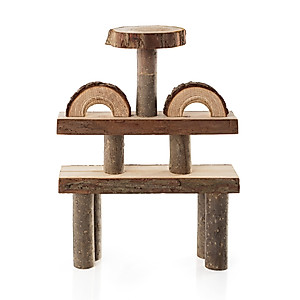 Guidecraft Branch Blocks - 36 Piece Kid's Natural Wooden Unit Building Set, Tree Block Stacking Sorting Toy for Toddlers