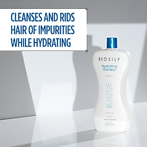 BioSilk Hydrating Shampoo, Replenishes Hair Moisture For Strong, Smooth Hair, Sulfate, Paraben, & Cruelty-Free, 34 Oz