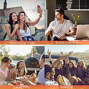 GlocalMe DuoTurbo 4G LTE Portable WiFi Mobile Hotspot Device for Travel, SIMFREE, No Contract, with US 8GB & Global 1GB Data in 150+ Countries, Support 10 Devices Connected (Black)