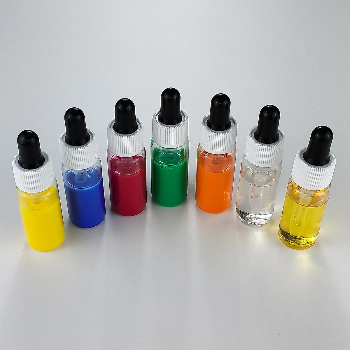 Kang&Chang 12pcs, 15ml, Plastic Dropper Bottles for Liquid