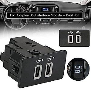 Dual USB Interface Module,MoreChioce USBo Interface Hub Module HC3Z-19A387-E HC3Z-19A387-B HC3Z-19A387-D Fit forC-Max 2017,Expedition 2017,F-250 F-350 F-450 F-550 SuperDuty 2017