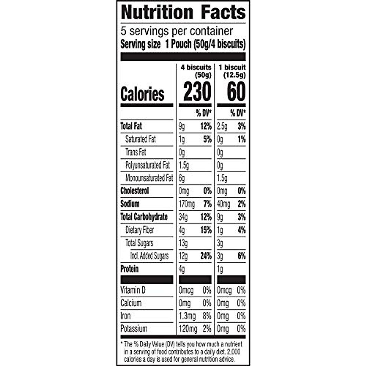 Nature Valley Blueberry Biscuits, Made With Whole Grain, 5 ct, 8.85 OZ