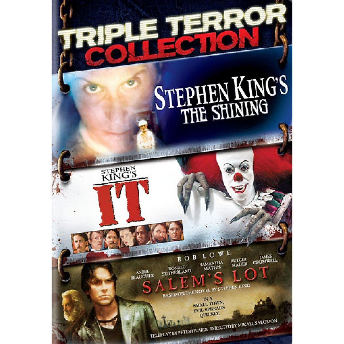 Triple Terror Collection (Stephen King's The Shining (1997) / It (1990) / Salem's Lot (2004))