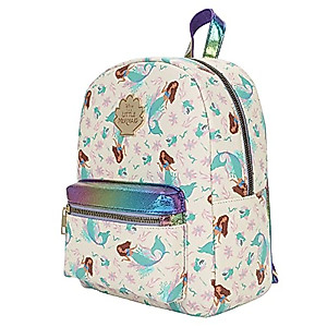 Bioworld Live Action Little Mermaid Ariel AOP Mini Backpack