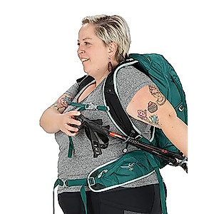 Osprey Tempest 20L Women's Hiking Backpack with Hipbelt, Jasper Green, WM/L, Extended Fit