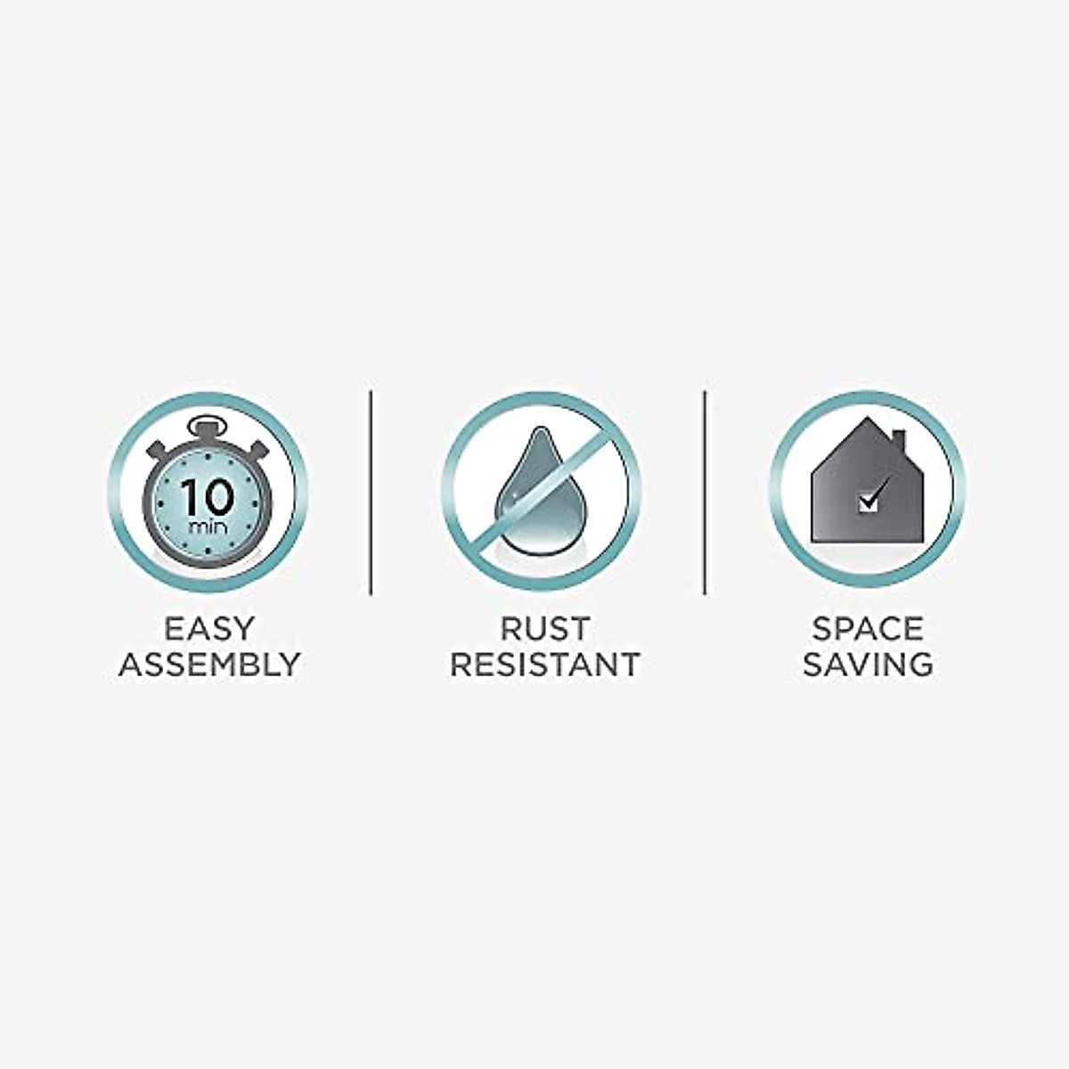 Zenna Home Floor Stand, Black Cross-Style