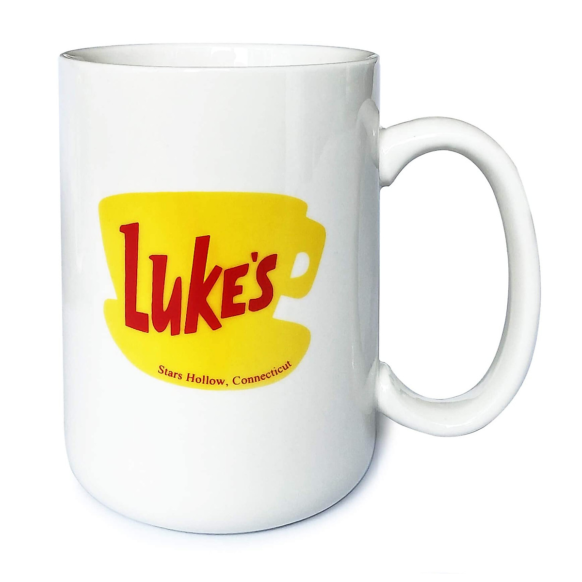 Luke's Diner Coffee Mug Ceramic Mugs Tea Cup Fun Novelty Gift 15 oz (Gilmore Girls Mug)