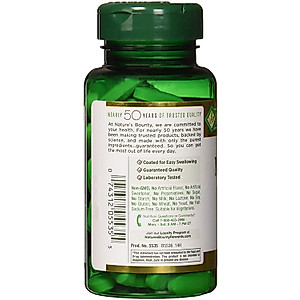 Nature's Bounty Magnesium Oxide 500mg, 100 Tablets