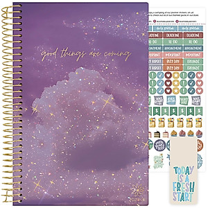 bloom daily planners 2023-2024 Academic Year Day Planner (July 2023 - July 2024) - 5.5” x 8.25” - Weekly/Monthly Agenda Organizer Book with Stickers & Bookmark - Good Things Are Coming