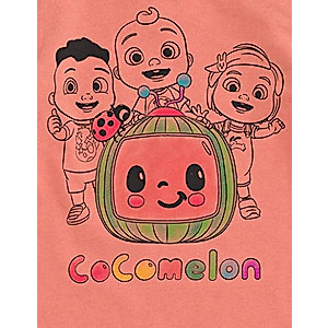 CoComelon JJ Cody Nina Toddler Girls T-Shirt and Leggings Outfit Set Orange/Gray 3T