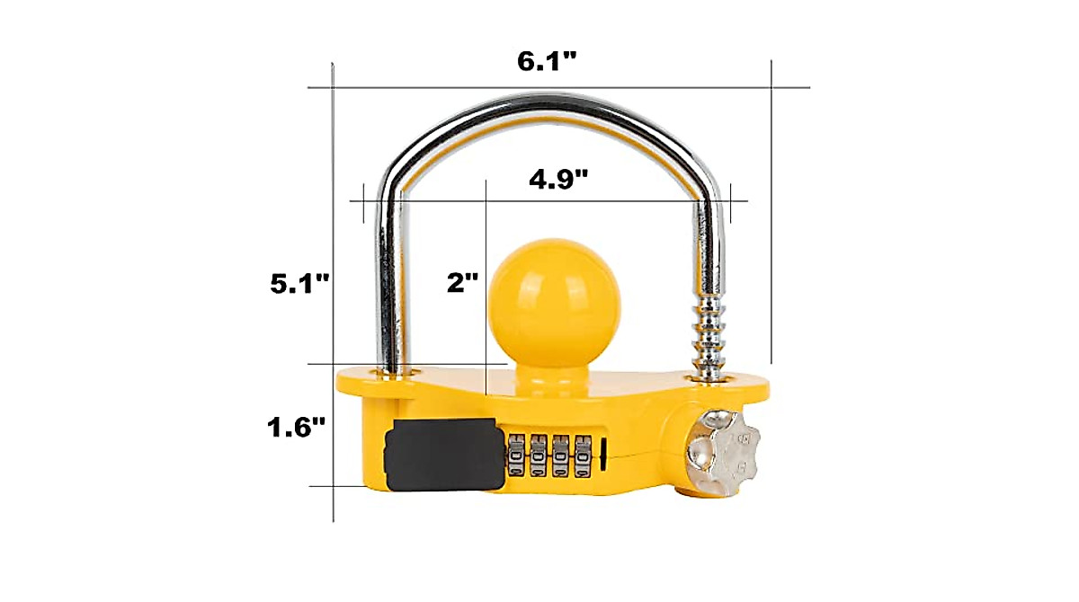 Secure Your Trailer with SUCOLE Heavy-Duty Keyless Hitch Lock
