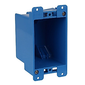 Element-Hz Power Series In-Wall Single Gang Surge Protector w/Retrofit Backbox, 1800 Joules, White