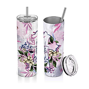 CERMELUS Faith Cross 20oz Skinny Tumbler, Stainless Steel Double Wall Insulated Cup With Lid And Straw Multi, Bible Christian Tumbler, Gifts for Women, Men, Friends