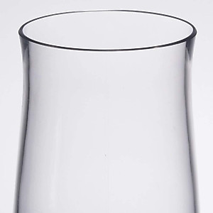 G.E.T. GOB-15-CL Carefree Shatterproof Cocktail / Hurricanes Glasses, 14 Ounce (Set of 12)