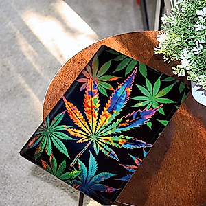 Rossy Case for Samsung Galaxy Tab A8 Case 10.5 inch 2022 Slim Lightweight PU Leather Adjustable Smart Stand Cover with Auto Wake/Sleep for Samsung Tab A8 2022 (SM-X200/X205/X207),Marijuana Leaf Weed