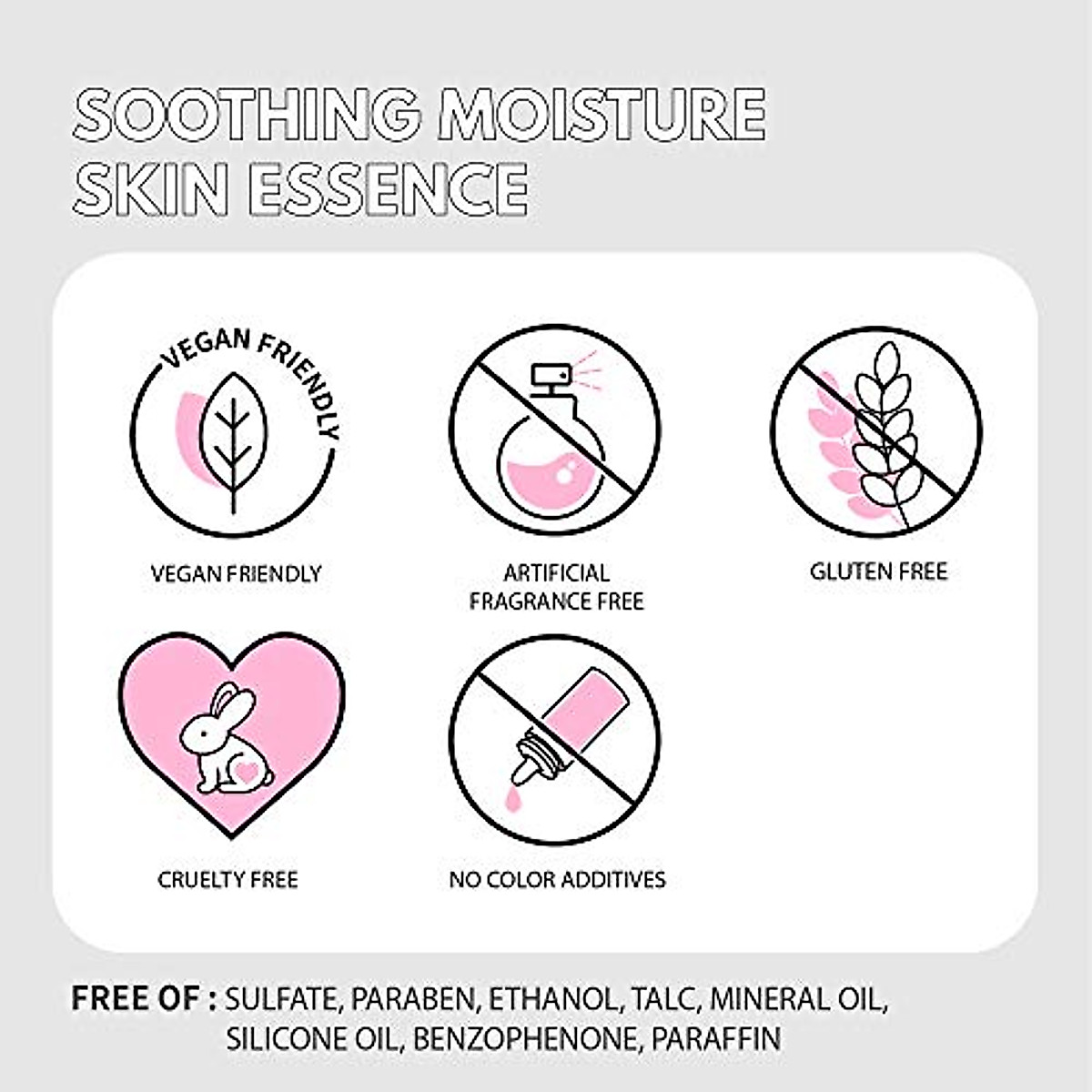 JIN JUNG SUNG Soothing Non-sticky Face Moisturizer Essence Serum 5 Oz Oily Dry Sensitive Skin Tone Evening Deep Inner Moisturizing 7-Hyaluronic Acids Beta-Glucan Niacinamide Men Women Korean Skincare