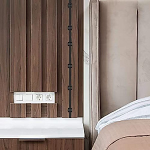 SHUNFUTONG 50 self-Adhesive Cable Clips: Cable Organizer Wire Rack Cable Manager Cable Fixer Cable Organizer