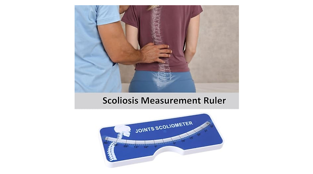 GMBYLBY Scoliosis Testing Meter Metal Spine Measuring Tool for Hospital ...