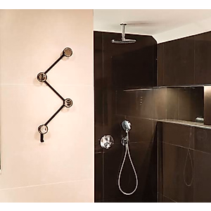 TidyHangers Wall Mount Coat Rack - Clothes Hooks for Wall Indoor Coat Rack Hanger in Chrome - Perfect for Organizing Your Coats and Jackets!