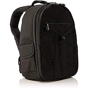 Amazon Basics Backpack for SLR Cameras and Accessories-Black