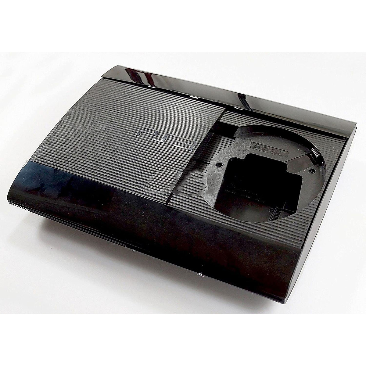 Replacement Full Housing Shell Case Cover with Screw Kit for PS3 Super Slim 4000 4012 4201 CECH-4001 Console Black