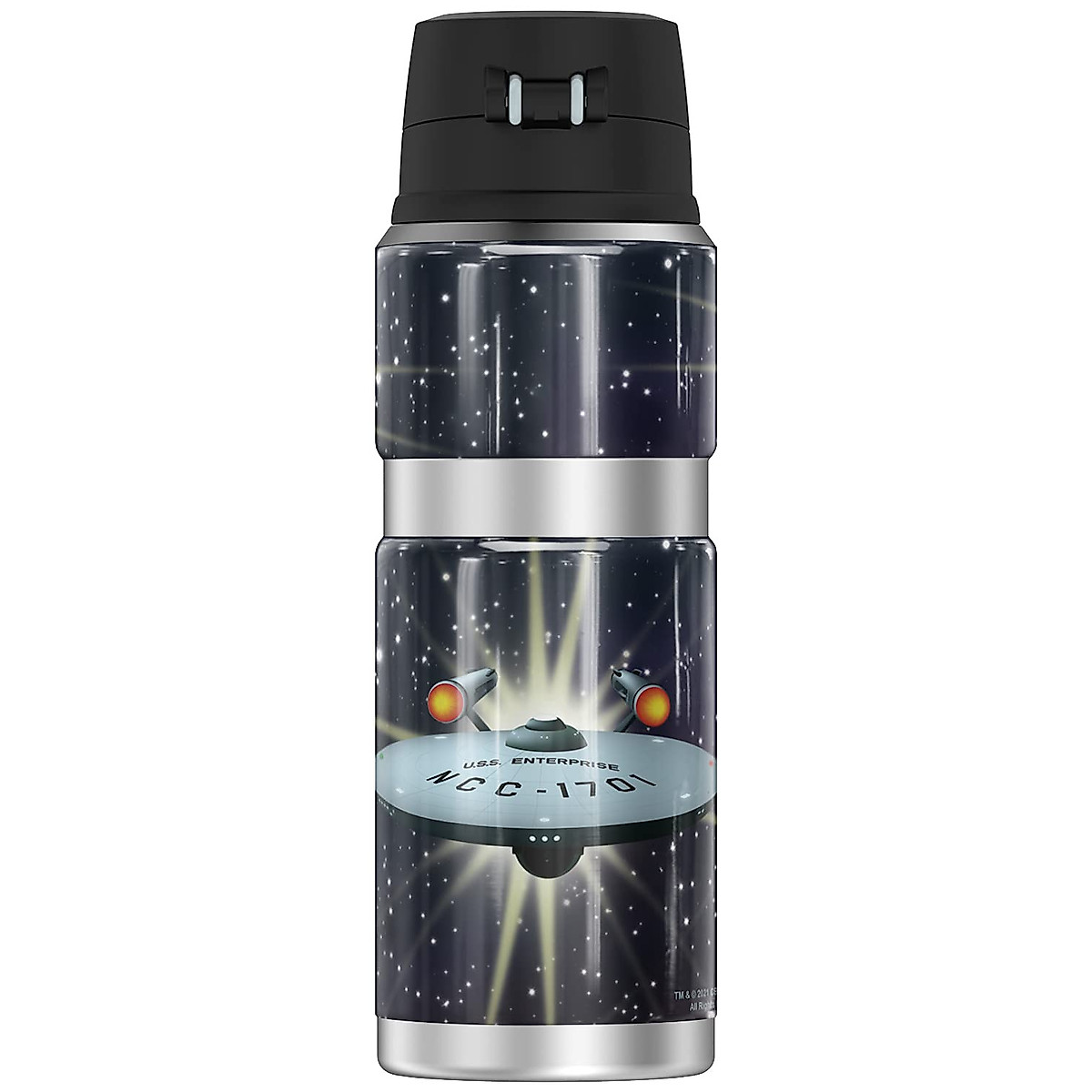 Star Trek Original Crew THERMOS STAINLESS KING Stainless Steel Drink Bottle, Vacuum insulated & Double Wall, 24oz