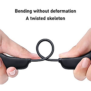 Conduction Headphones,Bluetooth Wireless Open Ear Sport Headphone Sweatproof for Running Cycling Walking Workout,Gym,Work