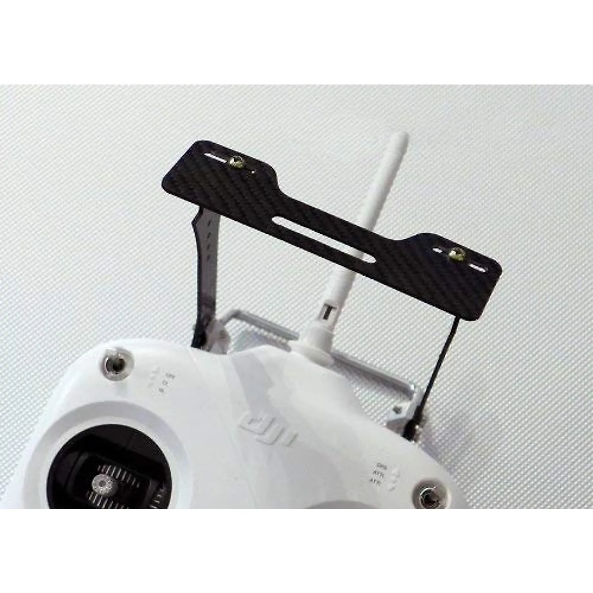Ronsit New FPV Carbon Fiber Transmitter Monitor Mount for Futaba/JR/Hitec 7-8'' LCD Support
