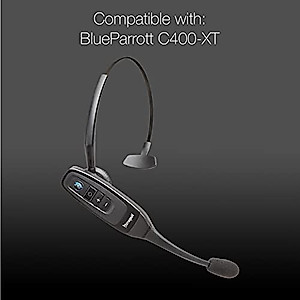 Ear Cushion Kit for Blue Parrott C400-XT Bluetooth Headset 204159 - Replacement Accessories - Ear Cushions, Microphone Foam Windscreens Covers by Global Teck