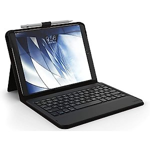 ZAGG Messenger Folio - Bluetooth Tablet Keyboard - Made for Apple iPad 10.5" and 10.5" Air - Charcoal