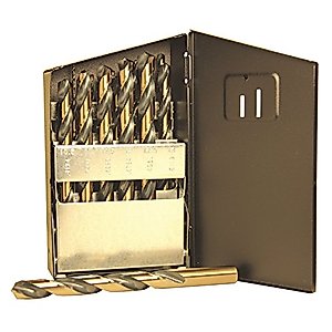 Viking Drill and Tool by Norseman 58660 SP-25M Type 643-UB 135 Degree Split Point Magnum Super Premium Jobber Drill Set (25 Piece)