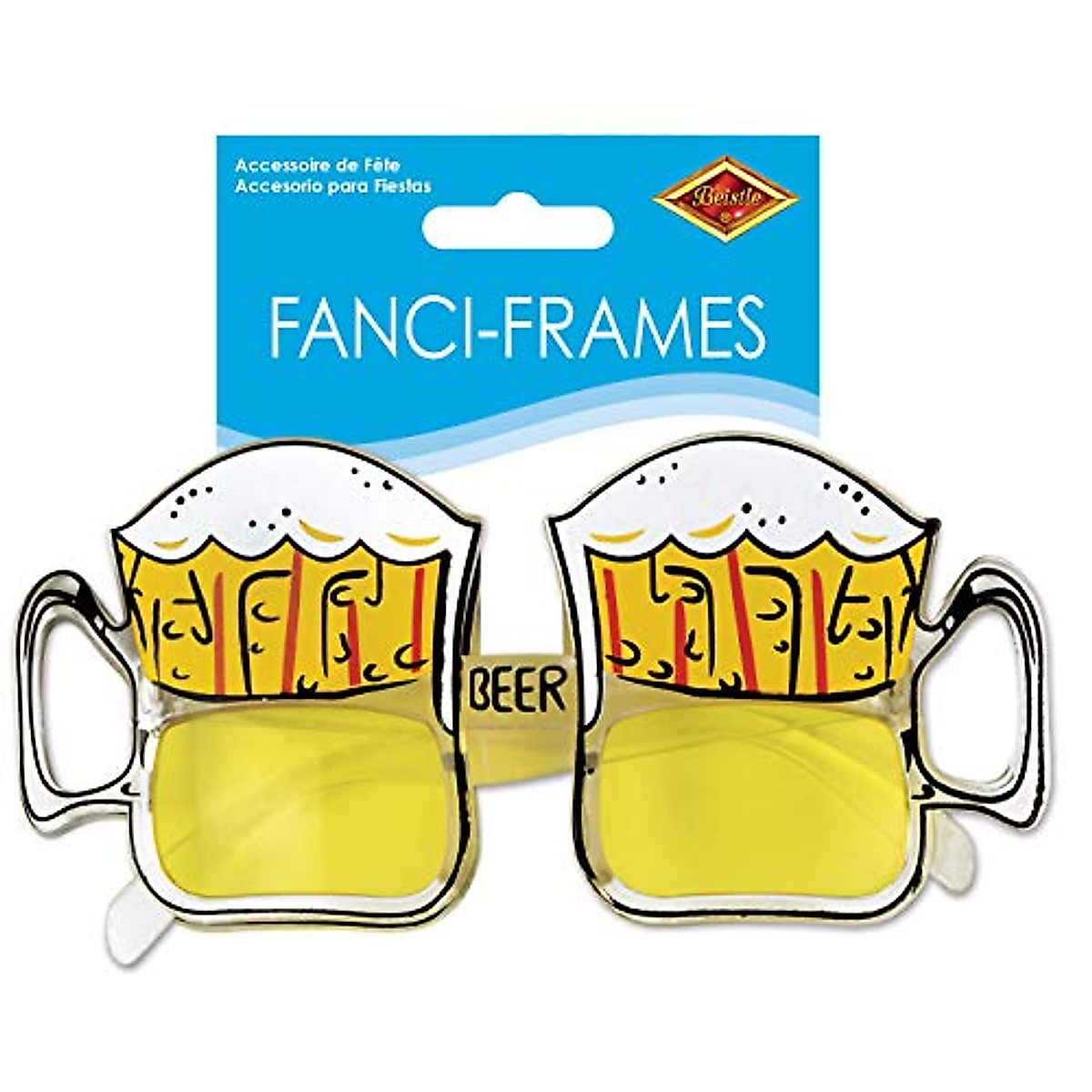 Beer Mug Fanci-Frames Party Accessory (1 count) (1/Pkg)