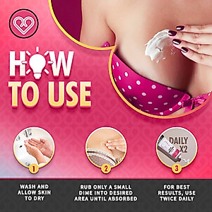 Pretty Privates – Breast Enhancement Cream – Breast Lifter – Larger, Firmer, and Fuller Breasts - All-Natural Fast Growth Breast Enlargement Cream – Breast Plumping Formula (4oz)