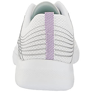 Skechers Women's GO Walk 6-Inner Joy Sneaker, White/Multi, 10