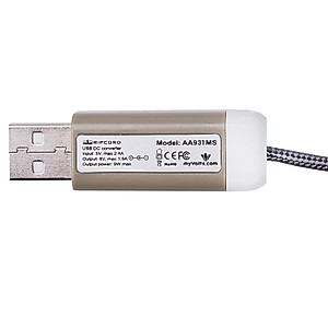 myVolts Ripcord USB to 5.7V DC Power Cable Compatible with Roland Verselab MV-1 Song Production Studio