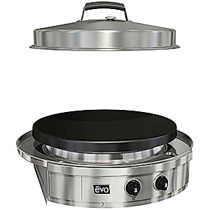 EVO Affinity 30G Series Built-in Grill (10-0055-NG), Seasoned Steel Cooktop, Natural Gas