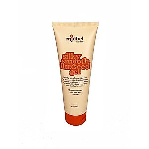 Miribel Naturals Medium Hold Flaxseed Gel for Curly and Wavy Hair | Curl Defining Styling Gel | No Buildup, No Flaking, No Crunch | Light Scent | Vegan and Cruelty-Free