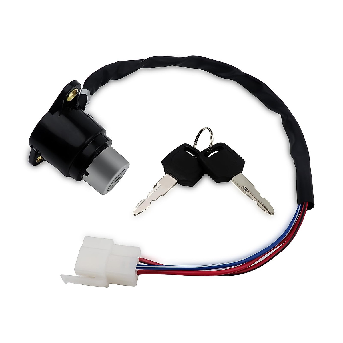 Ignition Key Switch for Honda Shadow Aero 1100 VT1100 2001-2002 Shadow Sabre 1100 VT1100 2000-2007 Shadow Spirit 1100 VT1100C 2001-2007 35100-MCK-A00