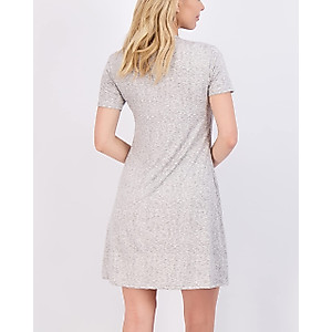 Real Essentials 3 Pack: Womens Shirt Dress Summer Dresses 2023 for Women Spring Maxi Midi Short Sleeve Tshirt T Shirt Casual T-Shirt Sundress Formal Flowy Cute Date Night Business Tee - Set 1, XL