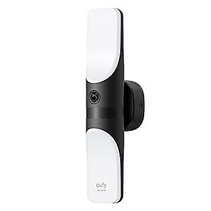 eufy Security S100 Wired Wall Light Cam,Security Camera Outdoor,2K Camera with 1200-Lumen Light,Color Night Vision,Motion Activated Light, AI Detection,IP65 Waterproof,Floodlight Camera(Renewed)