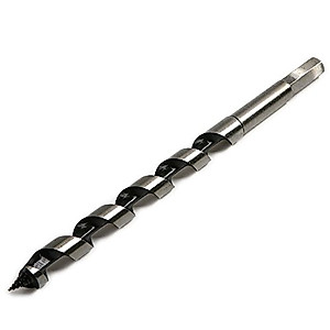 Preamer Hex Shank 9 Inch Long Auger Drill Bit Set for Planting Wood Working Drilling Hole Cutter Tool,5-Piece, 1/4 inch- 1/2