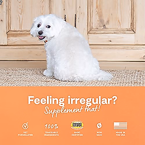 Open Farm Probiotic Chews, Dog Supplement, Dog Vitamins, Supports Normal Flora and Bowel Movement Using Traceable and Vet-Approved Ingredients, 12.7 oz, 90 Count