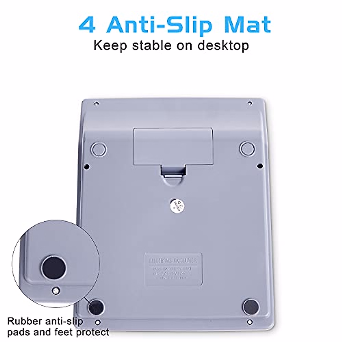 Desktop Calculator, Ebristar Standard Function Business Basic Financial Calculator with Large Display and Button, Battery and Solar Dual Power Accounting Calculator for Students Home and Office