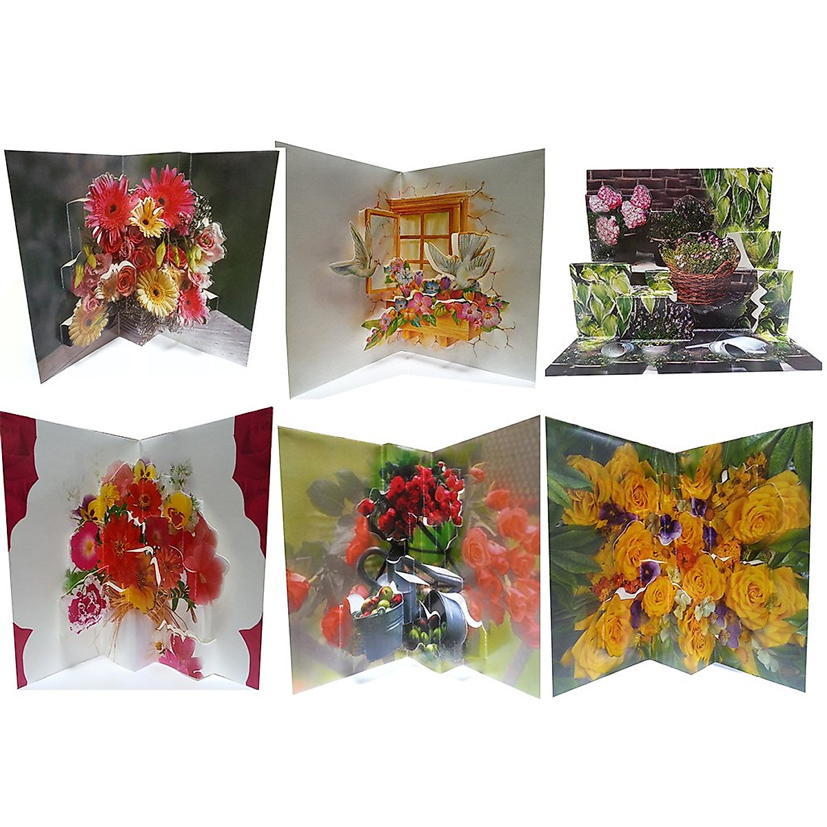 Deluxe Pop Up Birthday Greeting Card Assortment in a Bulk (12 Pack)